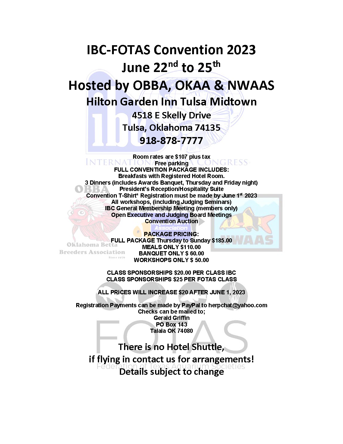 Convention – FOTAS